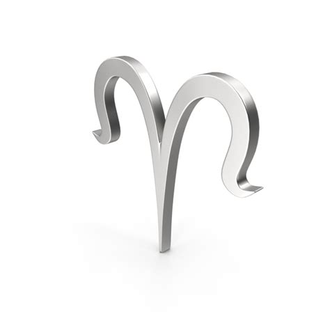 Aries Astrology Symbol Silver Png Images And Psds For Download