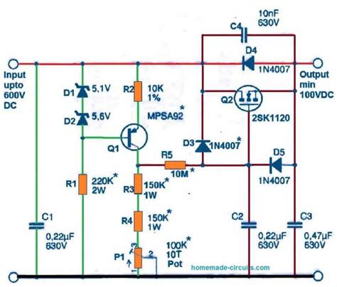 Voltage Regulator Circuit Module 600 V DC