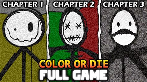 Color Or Die 🎨 Chapter 1 2 3 Full Walkthrough All Endings