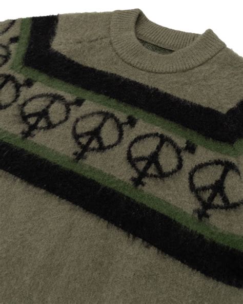 Sex Hippies Og Striped Brushed Mohair Sweater Theory Skate Shop