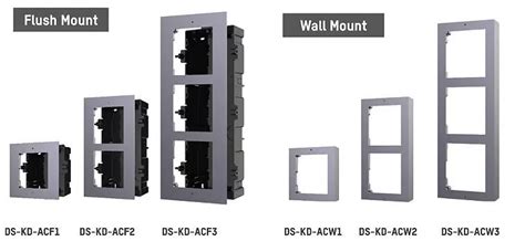 Hikvision Ds Kd Acw1 Intercom Accessoires Opbouwframe 1 Module