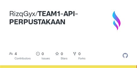 github rizqgyx team1 api perpustakaan
