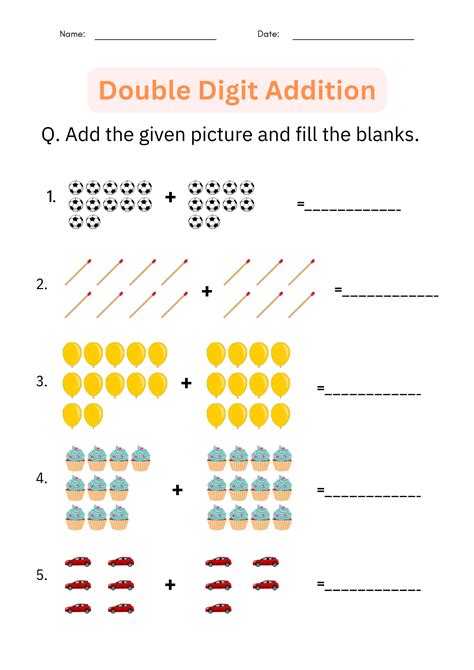 Addition Without Regrouping Worksheets With Answer Key Worksheets Library