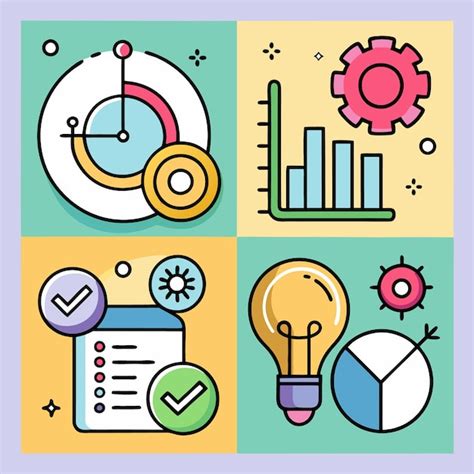 An Infographic With Four Panels Showing Different Data Visuals