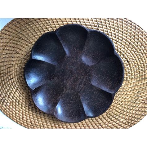 Jual Piring Kayu Kelapa Piring Model Bunga Piring Bunga Shopee Indonesia