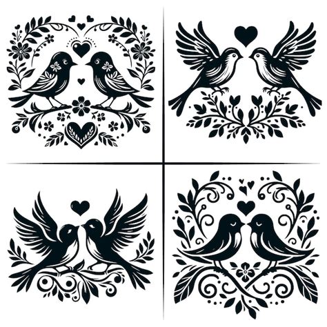 Love Birds Svg Birds Svg Wedding Birds Svg Cricut Clipart Cut Files
