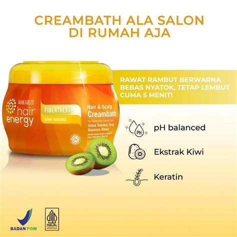 Jual Makarizo Hair Energy Creambath G Shopee Indonesia