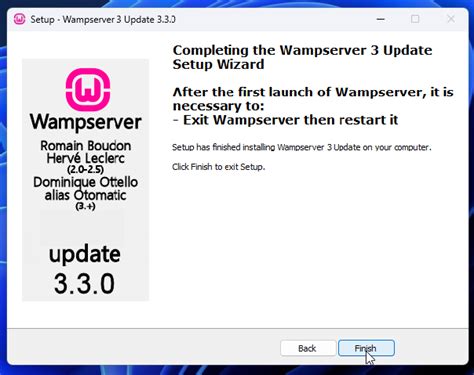 更新 Wampserver 到 330 版本 Wampserver中文站