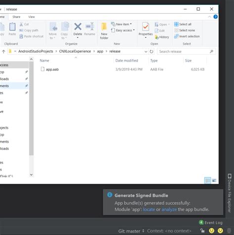 Android Studio Generate Signed Bundleapk Stack Overflow