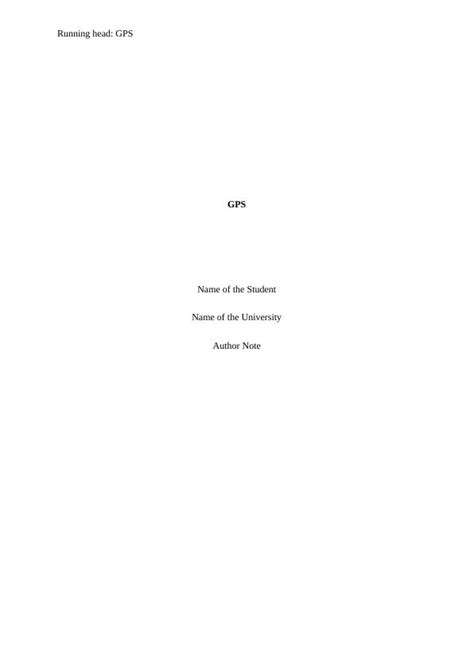 Gps Data Collection And Mapping Report