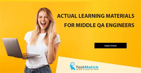 Actual Learning Materials For Middle Qa Engineers Testmatick