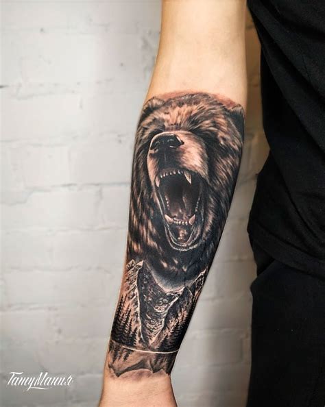 Тату для мужчин на предплечье фото работ в каталоге тату салона в Москве