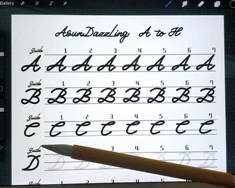 DIY Cursive Handwriting Printable For Adult Cursive Writing Self Teaching Workbook Handwriting