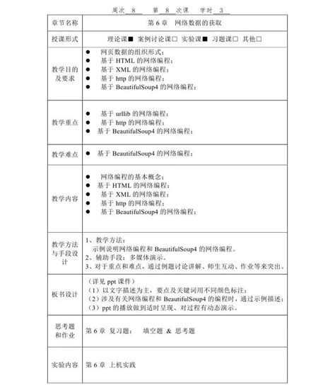 Python课程教学大纲 Python数据分析课程教学大纲 Csdn博客