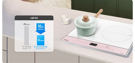 Bespoke 인덕션 빌트인 플렉스존 쿡팟 전용용기 글램 핑크 Nz63cb6556xpe Samsung 대한민국