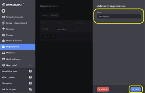 How To Create An Organization And Add Employees To It Linked Helper