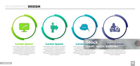 그래프 일정 차트 팀 리더 스피치 버블 채팅 및 미디어 프로젝터를 설정합니다 비즈니스 인포그래픽 템플릿입니다 벡터 Brand Name Online Messaging