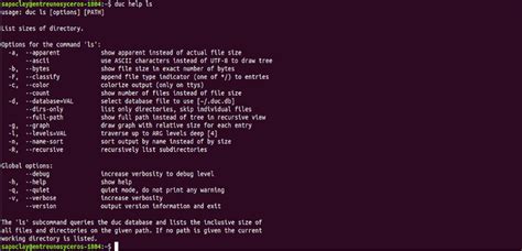 Duc An Easy Way To Inspect And Visualize Disk Usage
