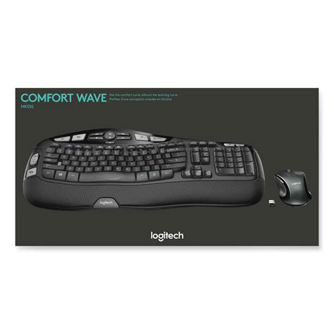 Logitech Mk550 Comfort Wave Wireless Keyboard And Mouse Ubersecure