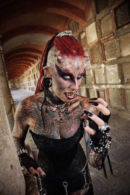 Flickriver Photoset Maria Jose Cristerna The Vampire Woman Of Mexico By Mark Berry