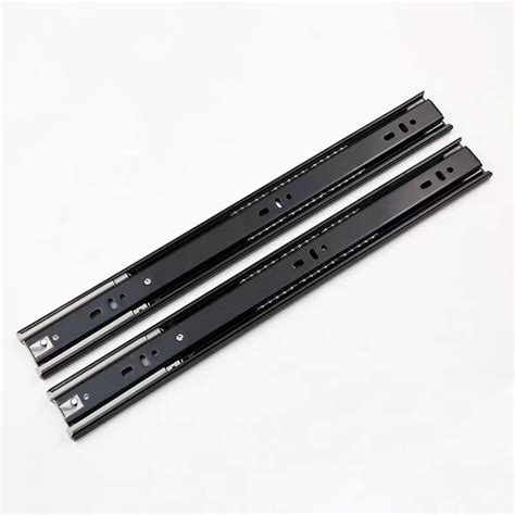 Soft Closing Hydraulic Drawer Full Extension 3 Fold Drawer Slide Guide Rail 1 Set 2pcs Shopee