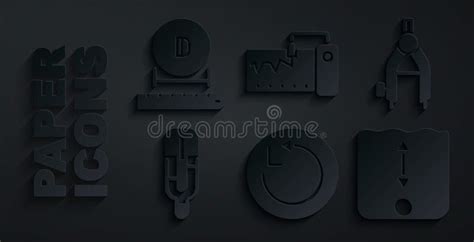 Set Radius Drawing Compass Medical Thermometer Depth Measurement