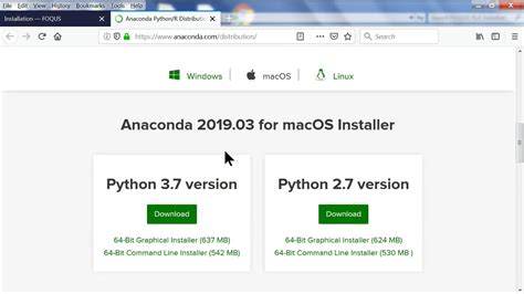 Py3 Foqus Installation Part 1 Install Anaconda Youtube