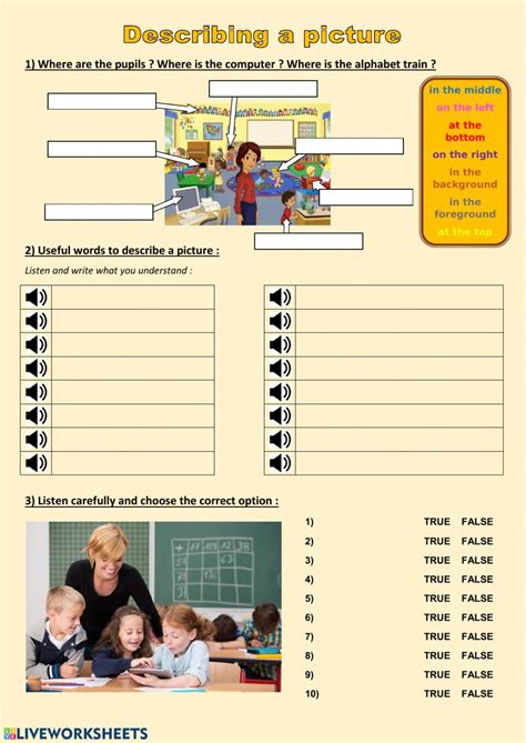 Picture Description Worksheets Artofit