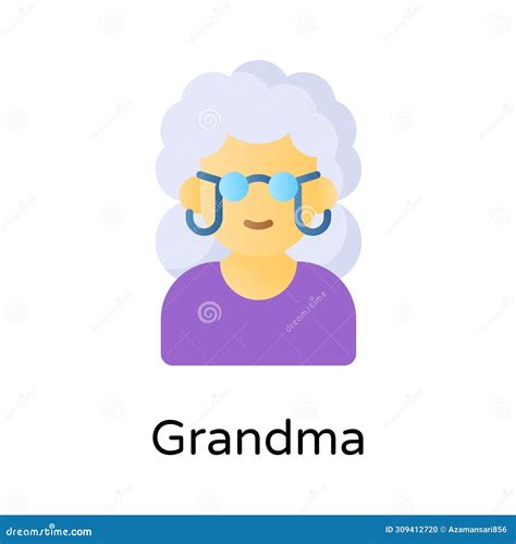 Grama Avatar Vector Design Ready For Premium Use CartoonDealer Com