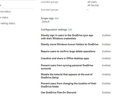 Configuration Profile Problems R Intune