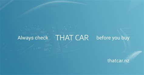 How To Check Vehicle Ownership In New Zealand THAT CAR NZ