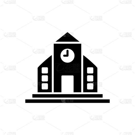 大学图标平面矢量模板设计流行