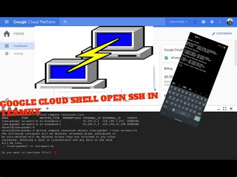 GOOGLE CLOUD CONSOLE SHELL OPEN SSH USING GCLOUD IN TERMUX YouTube