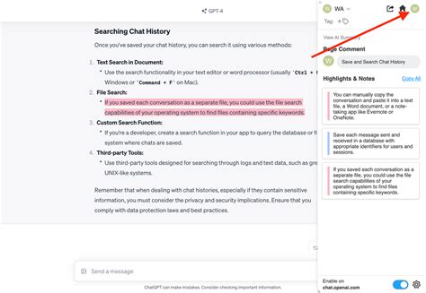 How To Save And Search For Chat History With ChatGPT