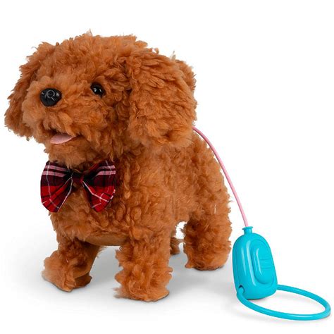 Tobar Animigos Curly Cockapoo Brown Walks Barks Wags Tail Oriental Trading