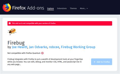 Firefox Addon Which Mozilla Firebug Version Works Best For Firebug