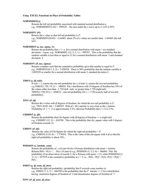 Probability Using Mean And Standard Deviation Excel Tondelta