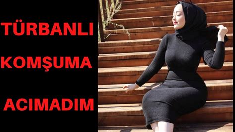 Yenİ TaŞinan TÜrbanli Dolgun KomŞum Benİ Delİrtİ TÜrbanli Kadin