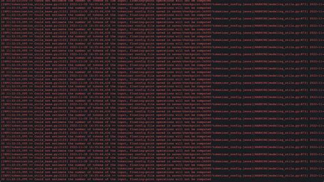 Get Warning Could Not Estimate The Number Of Tokens Of The Input