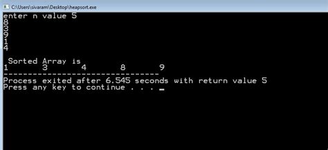 Technology Blog Heap Sort With And Without Recursion C Program