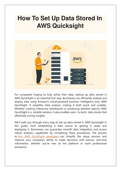 Ppt How To Set Up Data Stored In Aws Quicksight Powerpoint Presentation Id13708119