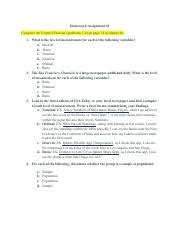 HW Assignment 1 6 20 21 Pdf Homework Assignment 1 Complete The Connect Exercise Problems 1