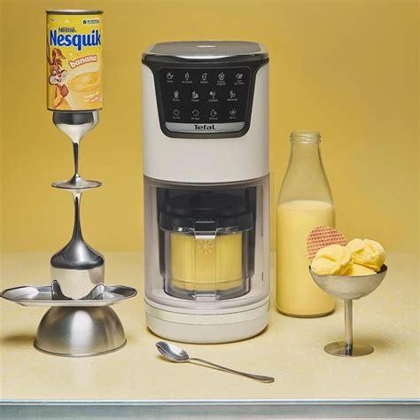 Tefal Dolci Rise Ice Cream Maker With Bonus Nesquik Tins