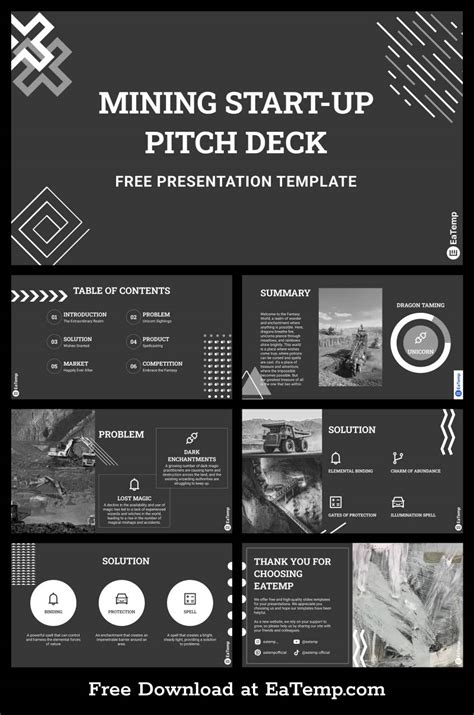 Mining Powerpoint Template Free Free Printables Hub