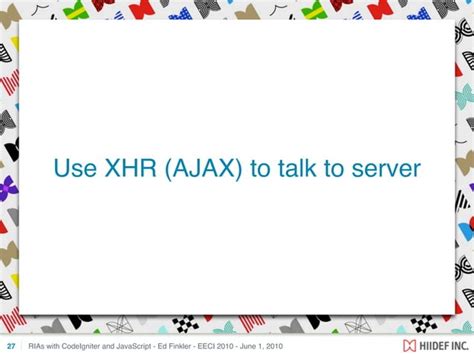 Building Rias With Codeigniter And Javascript Ppt