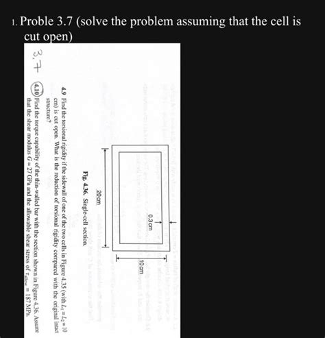 Solved Proble 37 Solve The Problem Assuming That The Cell