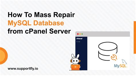 How To Mass Repair MySQL Databases From CPanel Servers