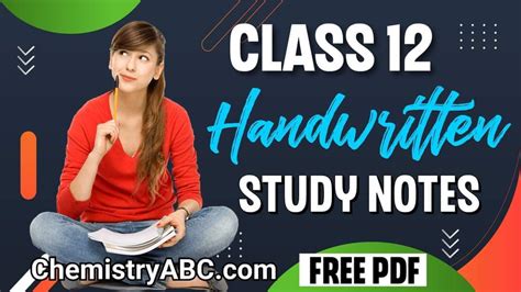 Pdf Class 12th Xii Full Handwritten Notes