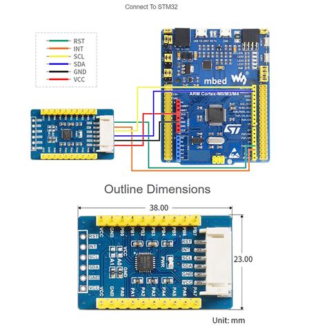 Sunsky Waveshare Aw9523b Io Expansion Board อินเทอร์เฟซ I2c ขยาย 16 Io Pins