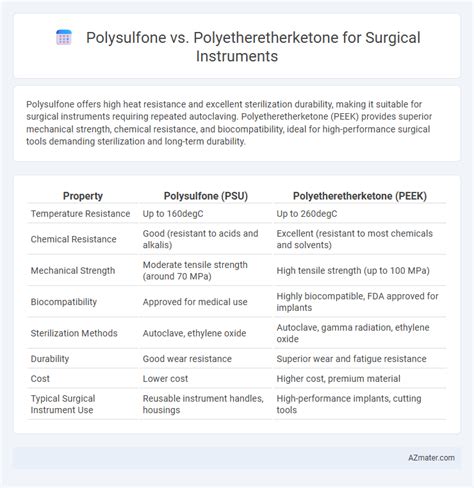 Polysulfone Vs Polyetheretherketone For Surgical Instruments What Is
